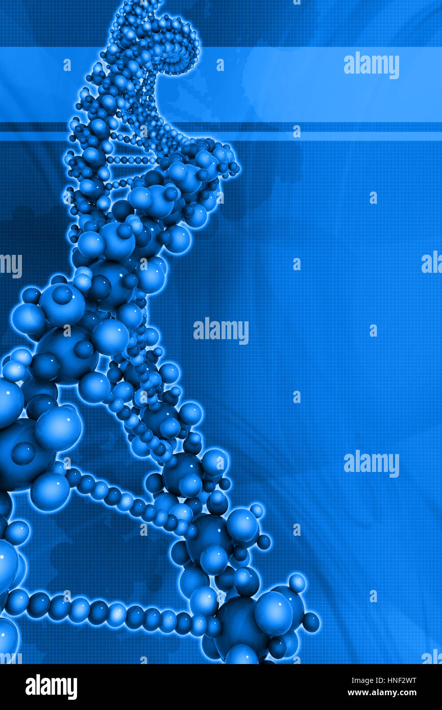 Illustration of a Dna Stock Photo - Alamy