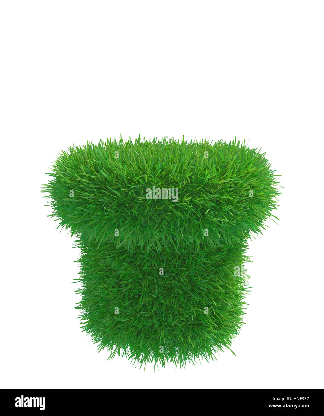 Round piece of cropped grass to be installed Stock Photo - Alamy