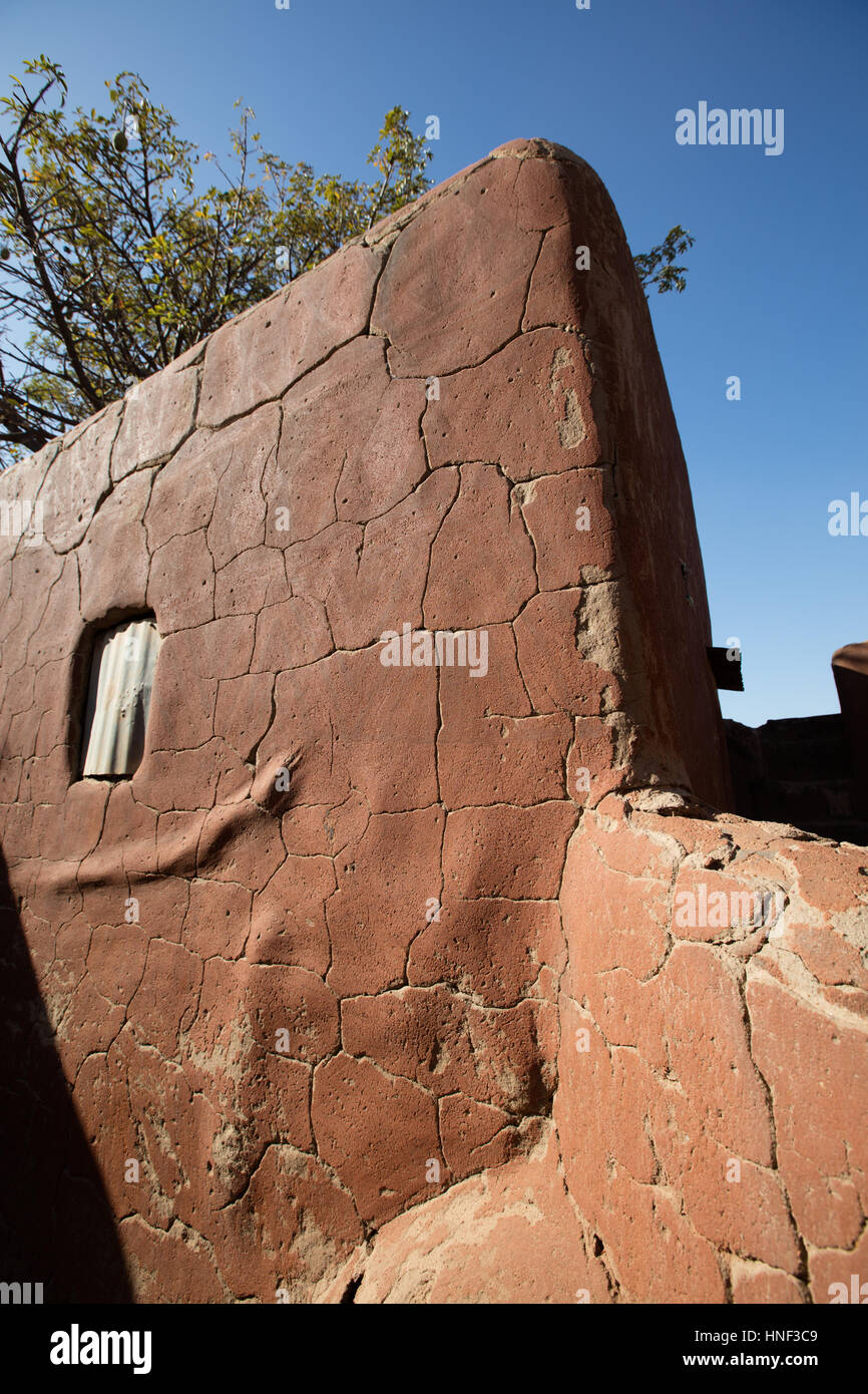 Tiebele, the royal court made by painted kassena houses, Burkina Faso ...