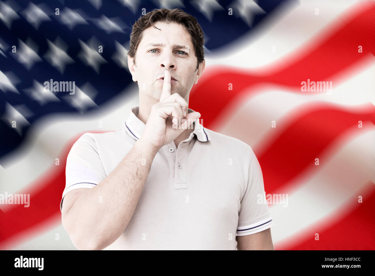 Respecting flag hi-res stock photography and images - Alamy