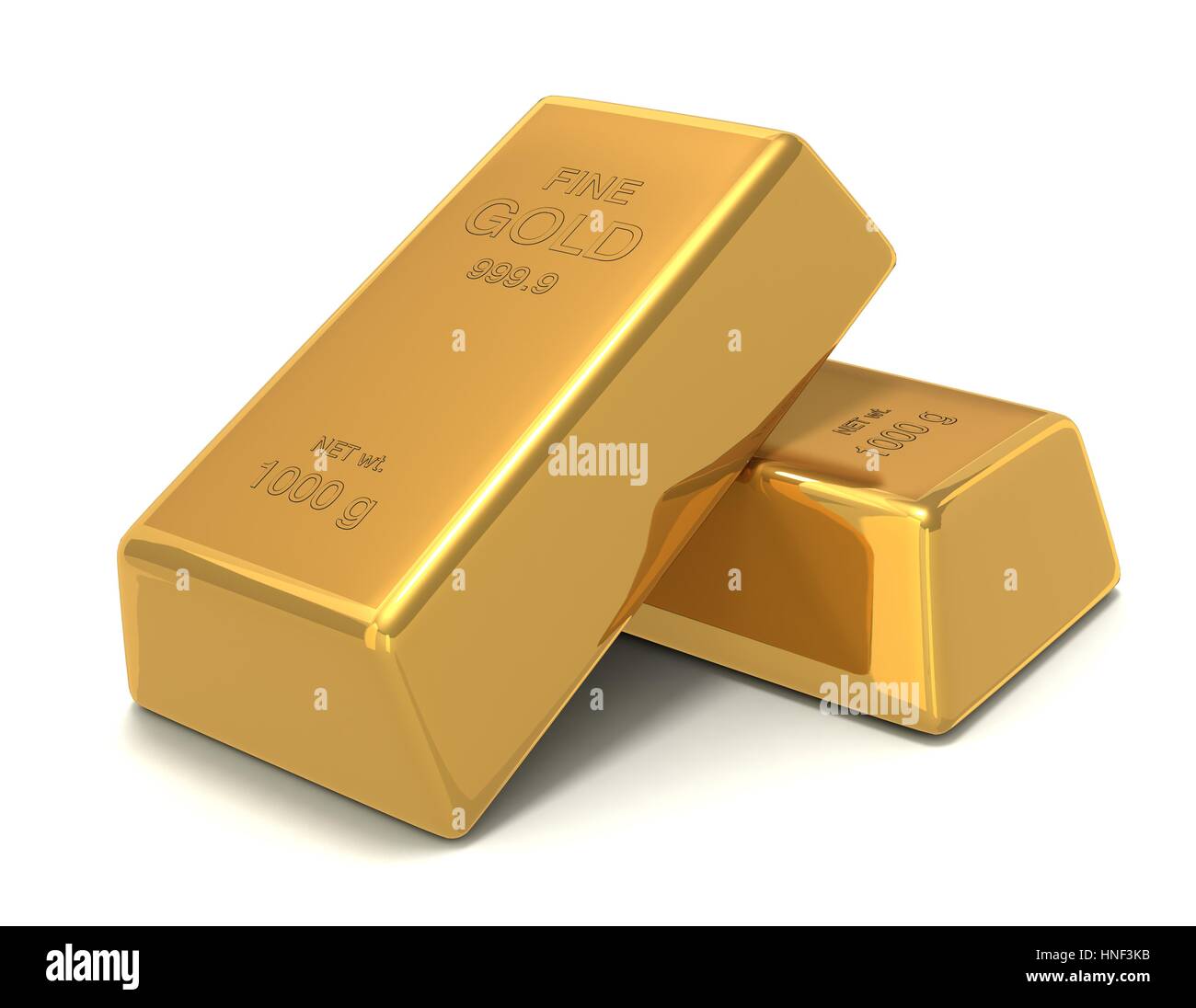 Gold ingot shape Cut Out Stock Images & Pictures - Alamy