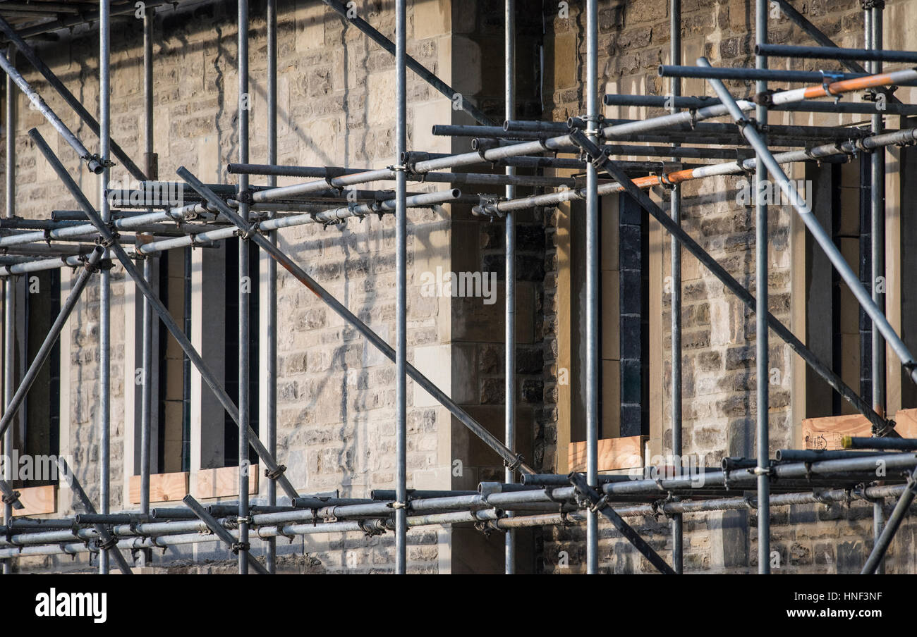 Traditional scaffolding hi-res stock photography and images - Alamy
