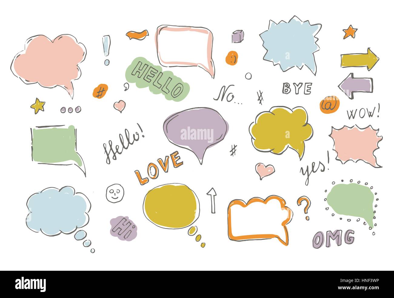 Question frame speech bubbles Stock Vector Images - Alamy
