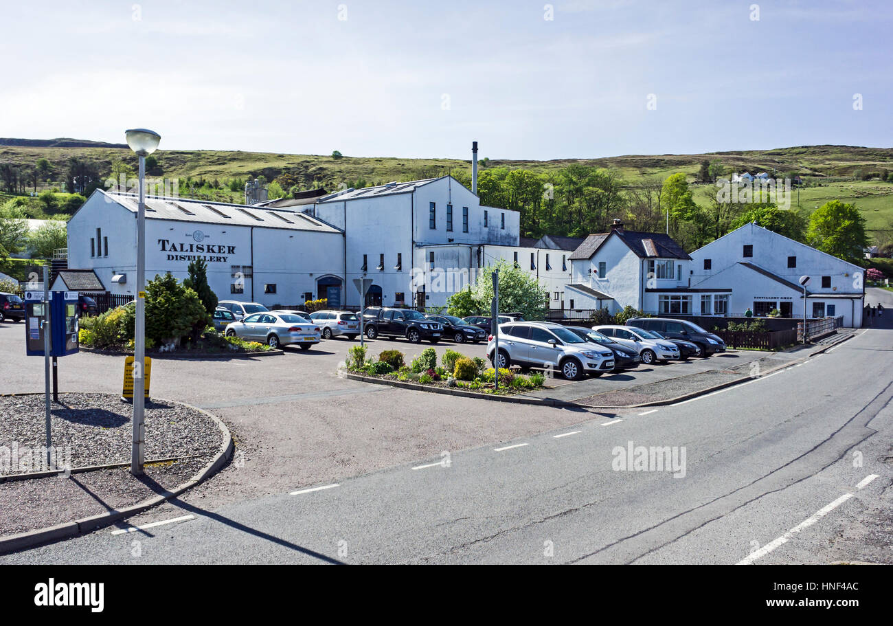 Talisker Whisky Distillery in Carbost Isle of Skye Inner Hebrides ...