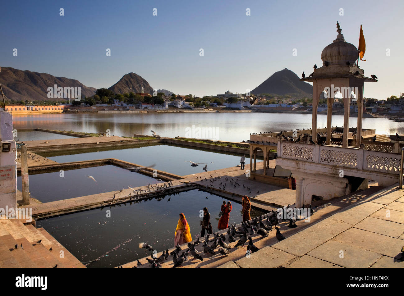 townscape, cityscape, ghat, Panorama, Ghats, holy lake,pushkar ...