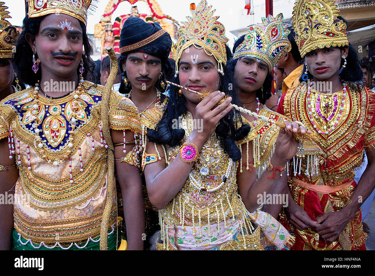 Gangaur festival,parade,pushkar, Rajasthan, india Stock Photo - Alamy