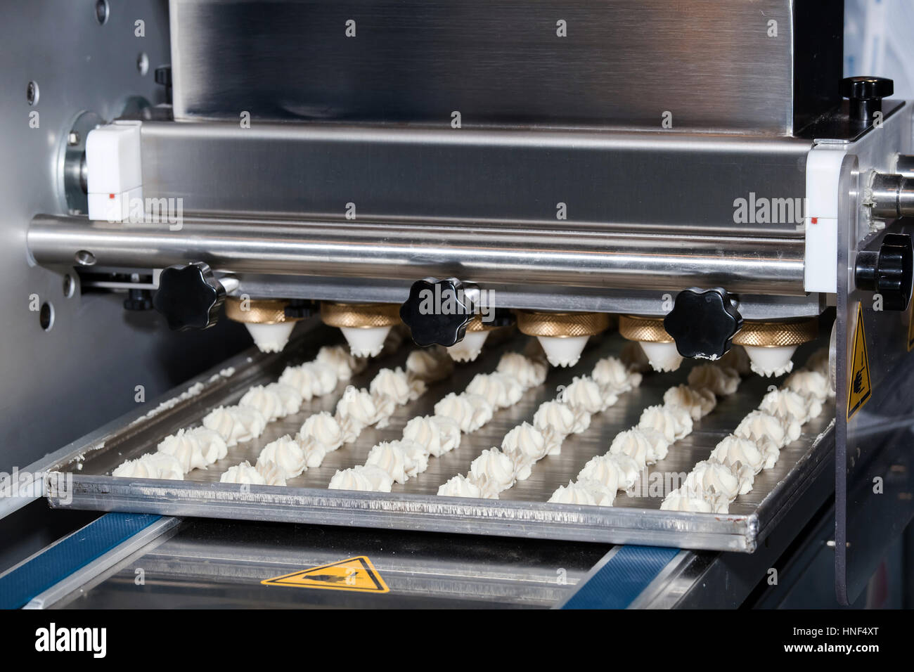 Cookie Production In Industrial Bakery High Resolution Stock ...
