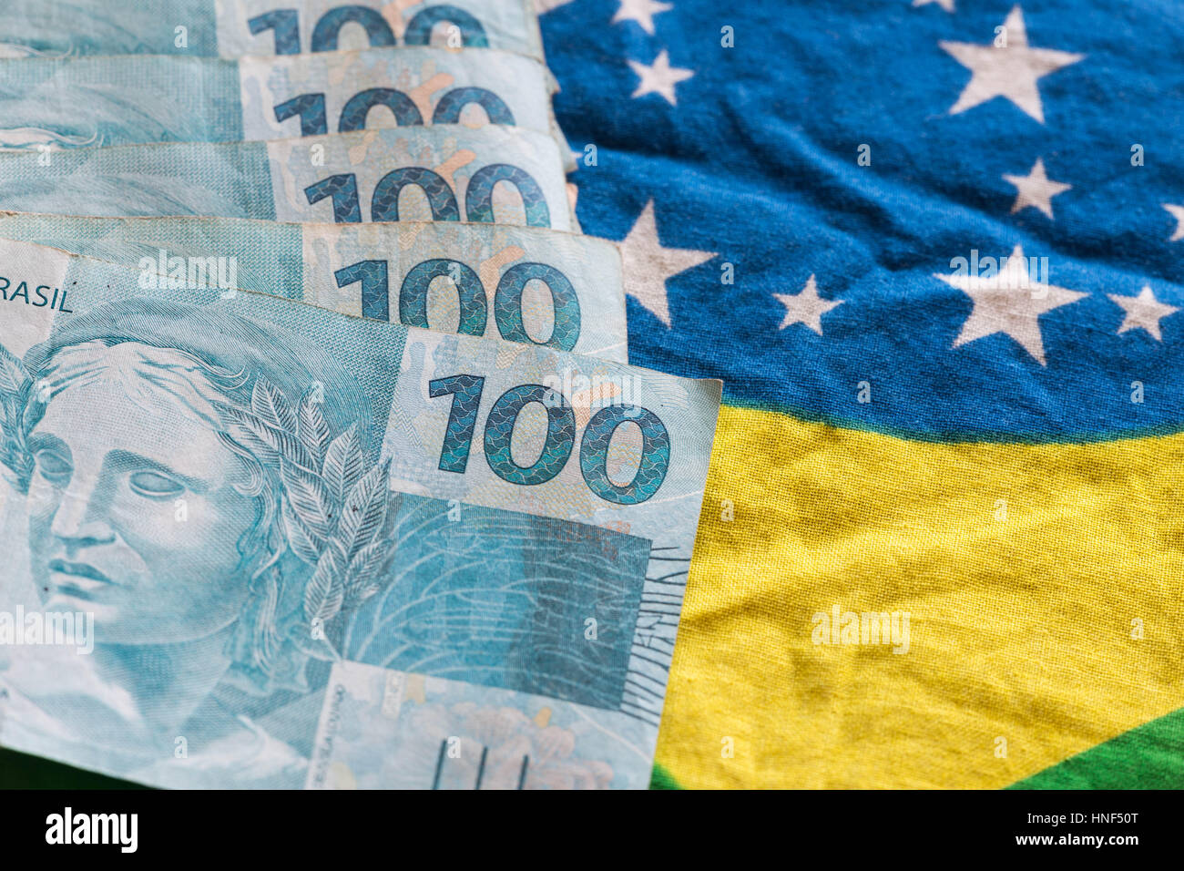 Brazilian money / reais Stock Photo - Alamy