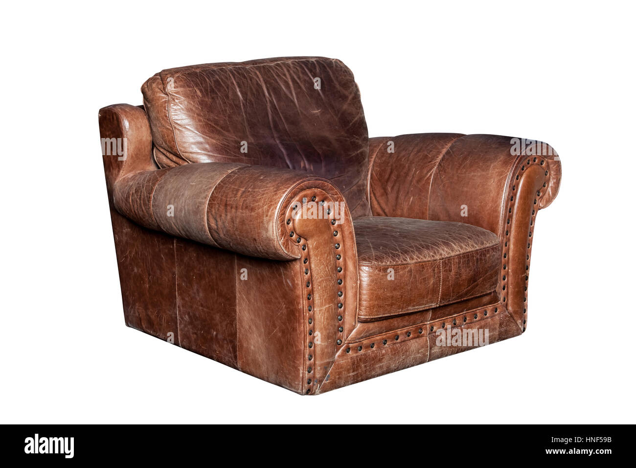 Brown leather texture natural Cut Out Stock Images & Pictures - Alamy