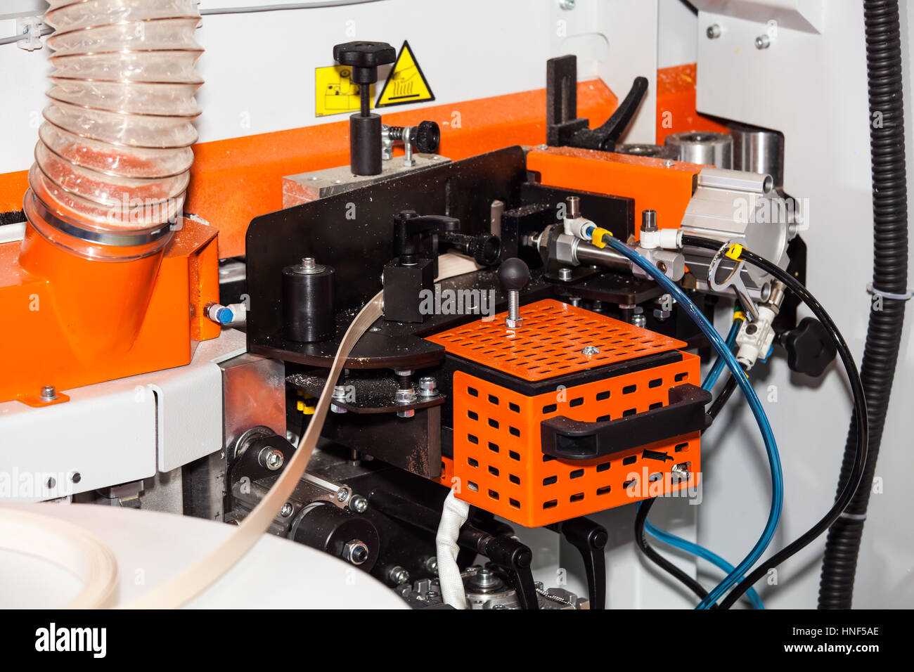 Process of edging and panel materials Stock Photo - Alamy