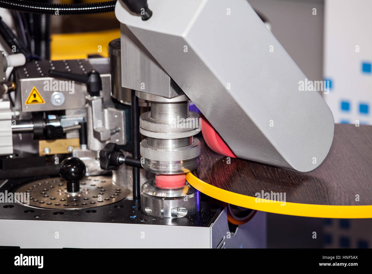 Process of edging and panel materials Stock Photo - Alamy