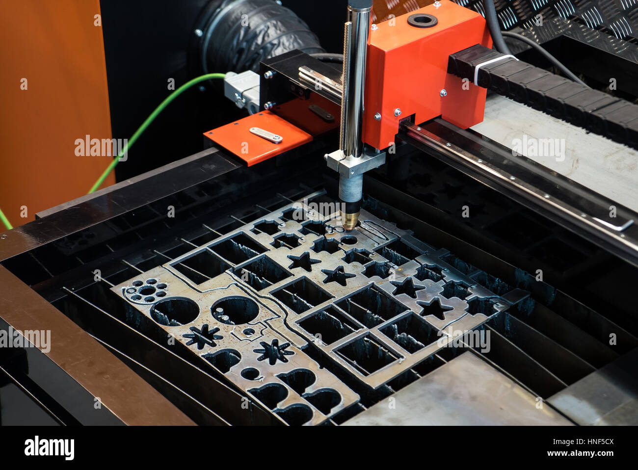 Industrial Sheet Metal Cutting Machine Hi-res Stock Photography And