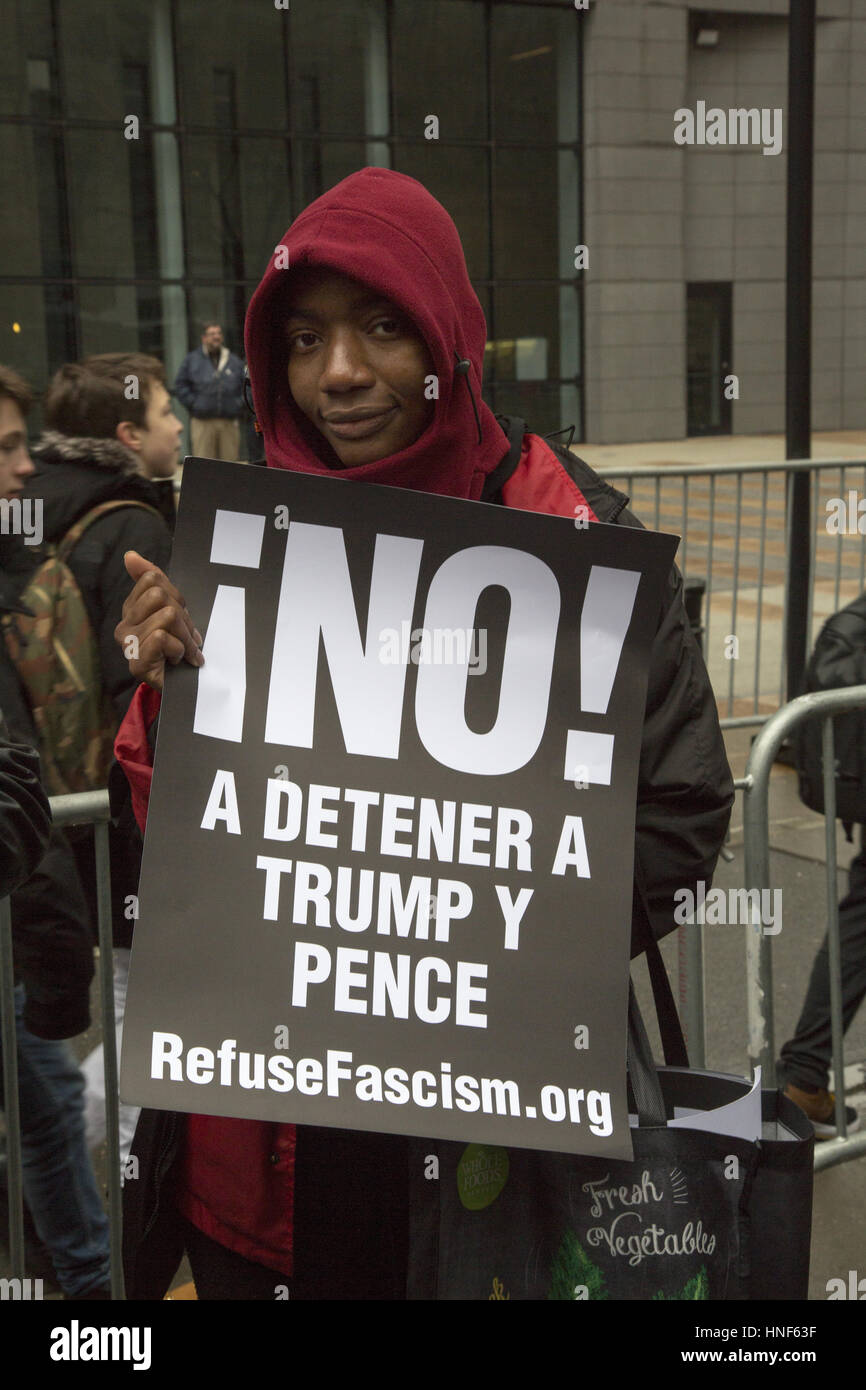 College students walk out to demonstrate and march against Trump ...