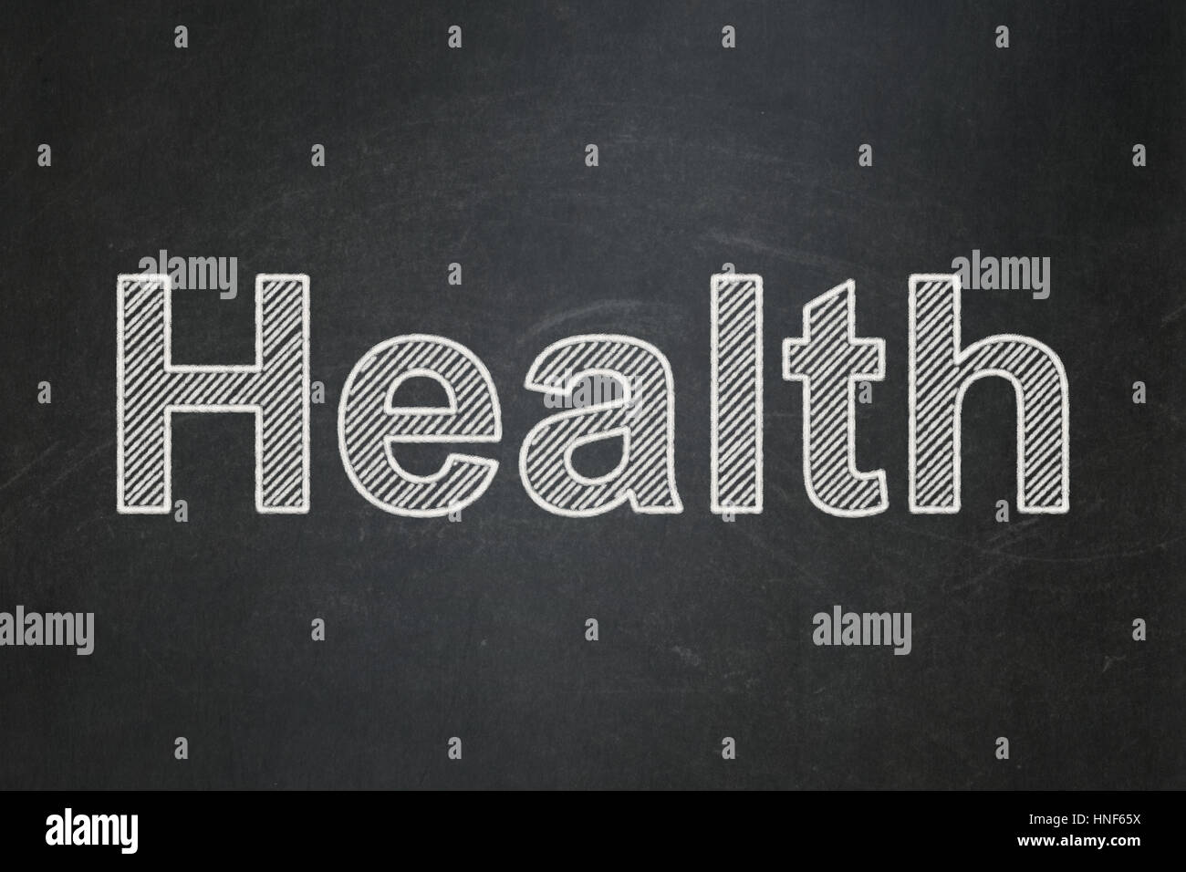 Healthcare concept: text Health on Black chalkboard background Stock ...