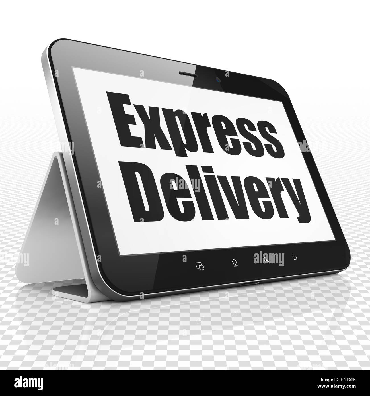 Express delivery text on Black and White Stock Photos & Images - Alamy