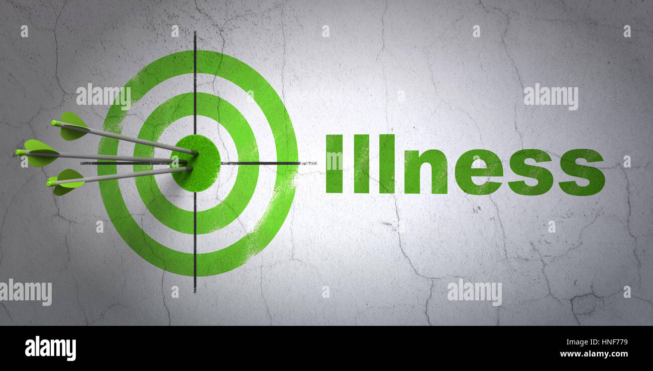 Success Health concept: arrows hitting the center of target, Green ...