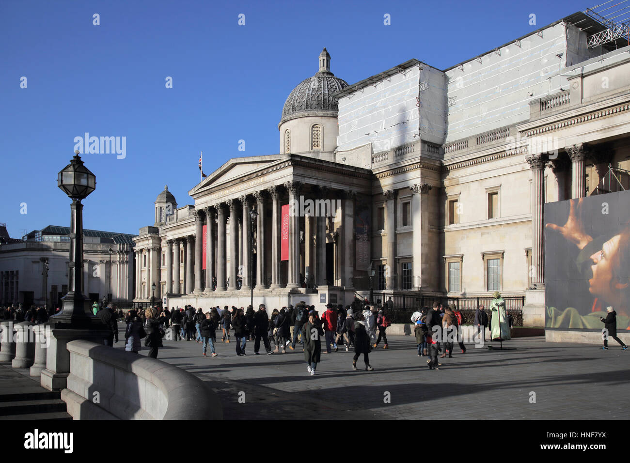 the national gallery in trafalgar square london Stock Photo - Alamy