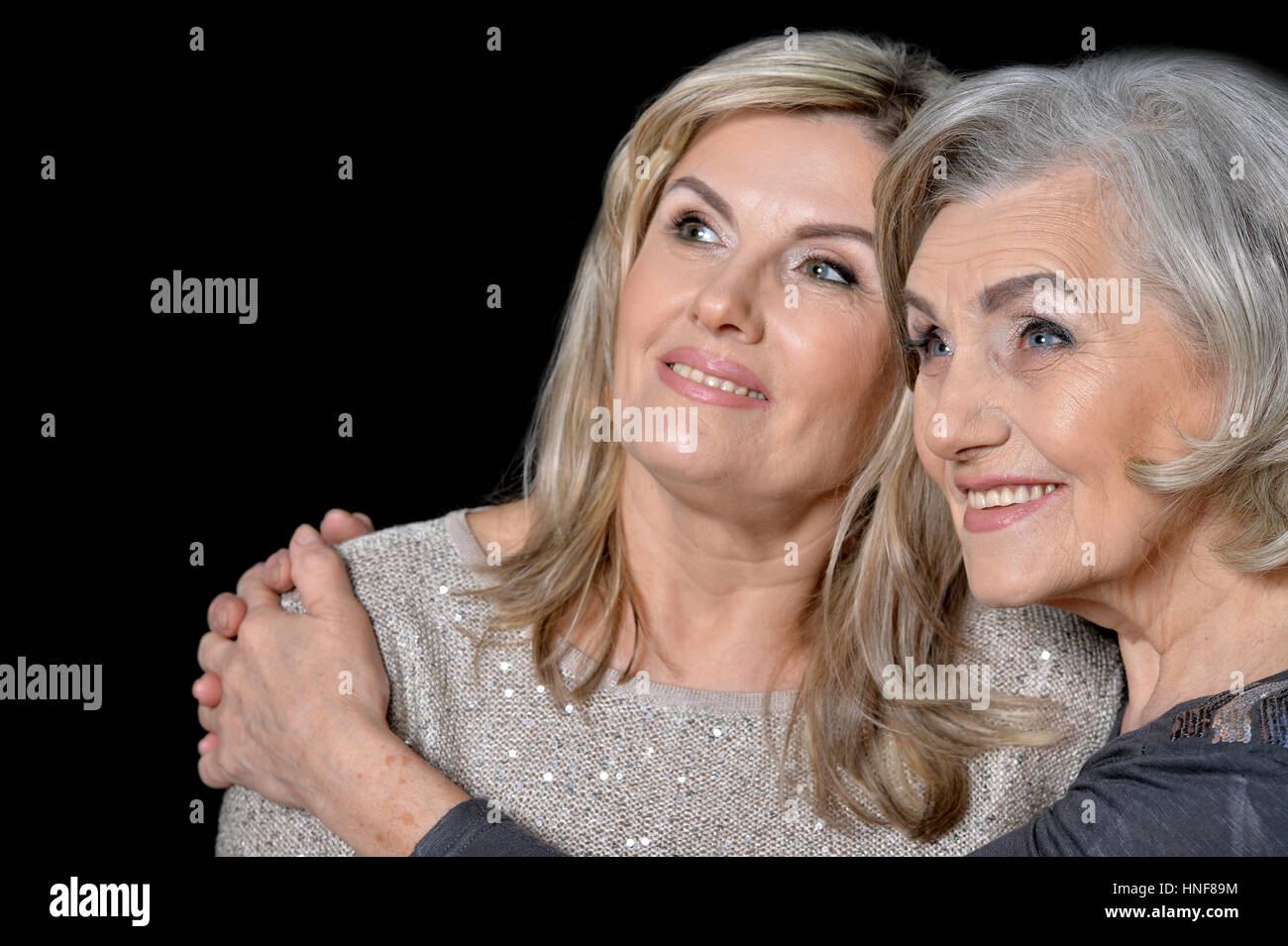 two beautiful senior women Stock Photo - Alamy