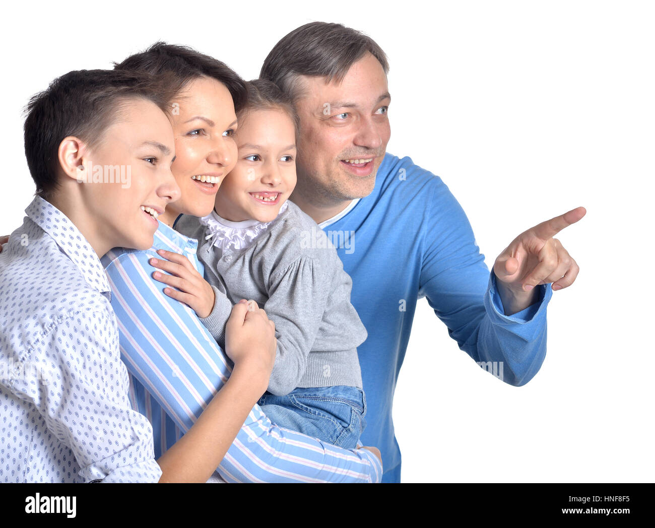 happy smiling family Stock Photo - Alamy