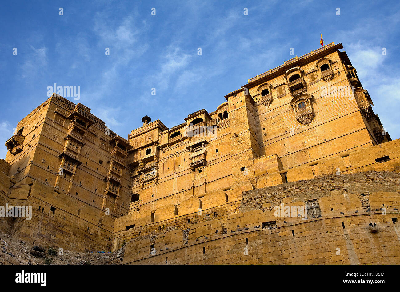 Raj Mahal (Royal Palace),inside the fort, Jaisalmer,Rajasthan, India ...