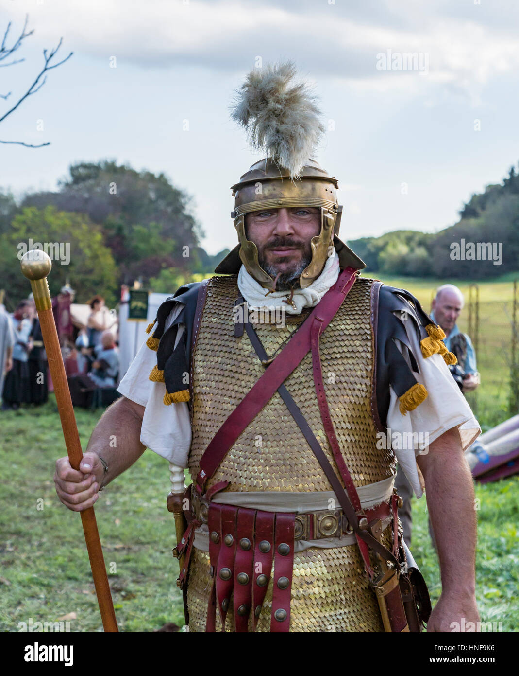 Roman Soldiers reenactment at Via Appia Antica circus Maxentius Stock ...