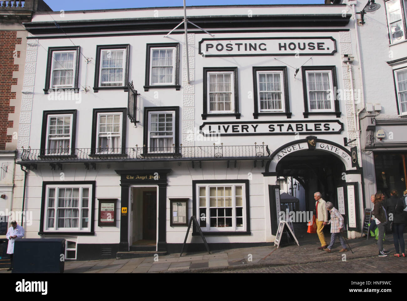 The Angel Hotel High Street Guildford Surrey Stock Photo - Alamy