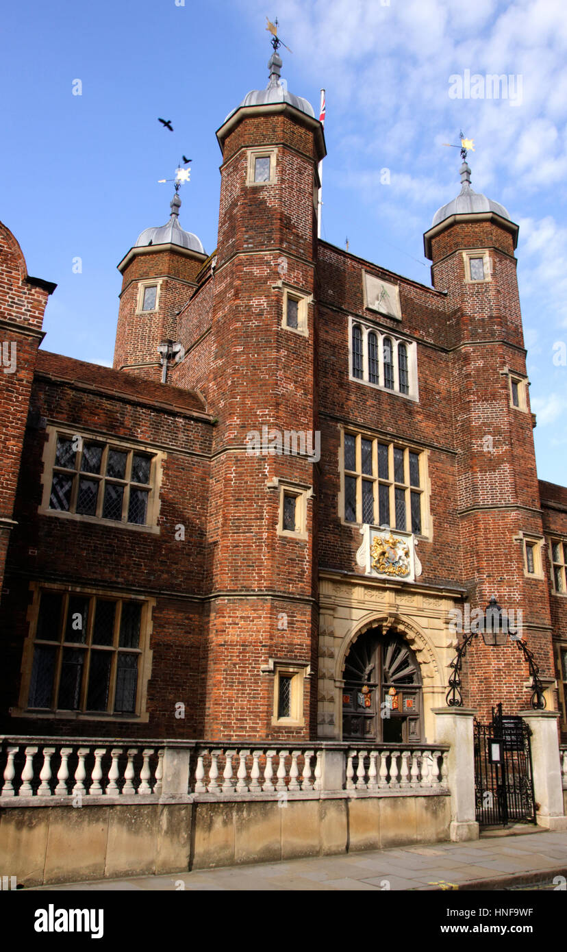 Abbot's Hospital alms house High Street Guildford Surrey Stock Photo ...
