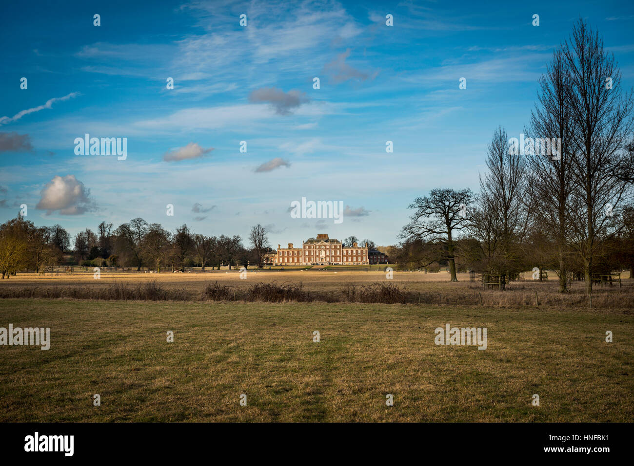 Wimpole Hall run by the National trust on the Wimpole Estate near ...
