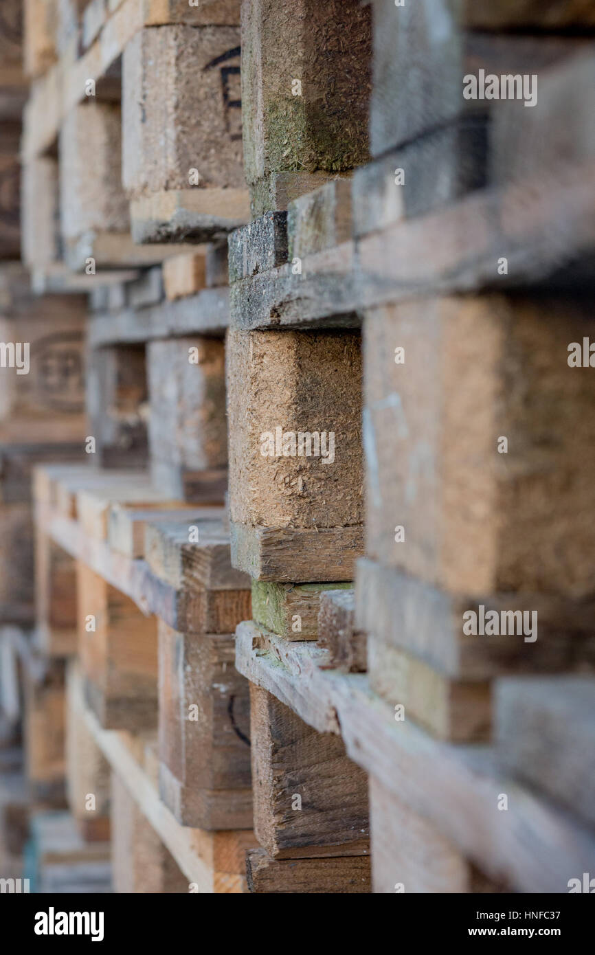 Wood Pallet Stack High Resolution Stock Photography and Images - Alamy