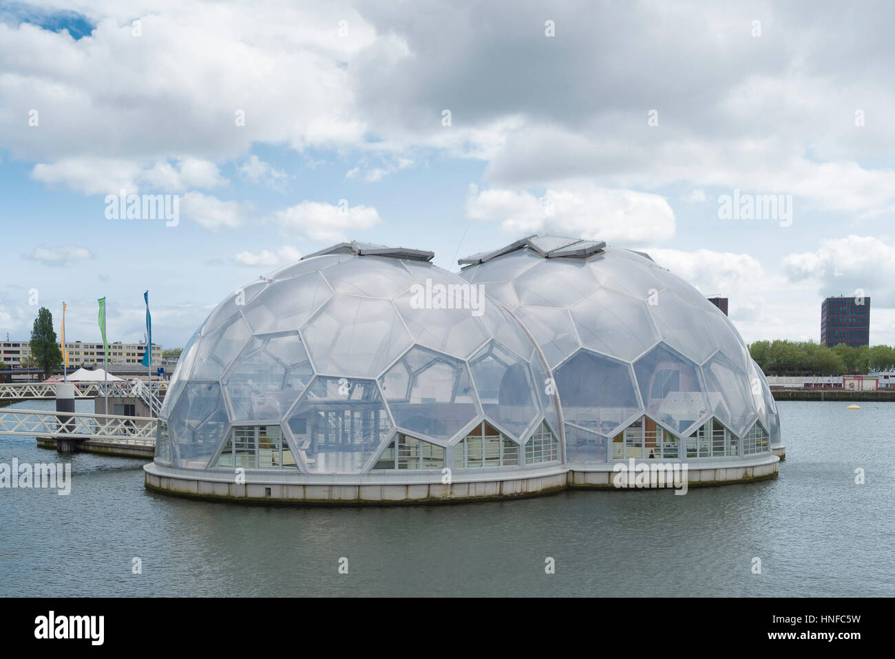 ROTTERDAM, NETHERLANDS - MAY 14, 2016: Modern sustainable and ...