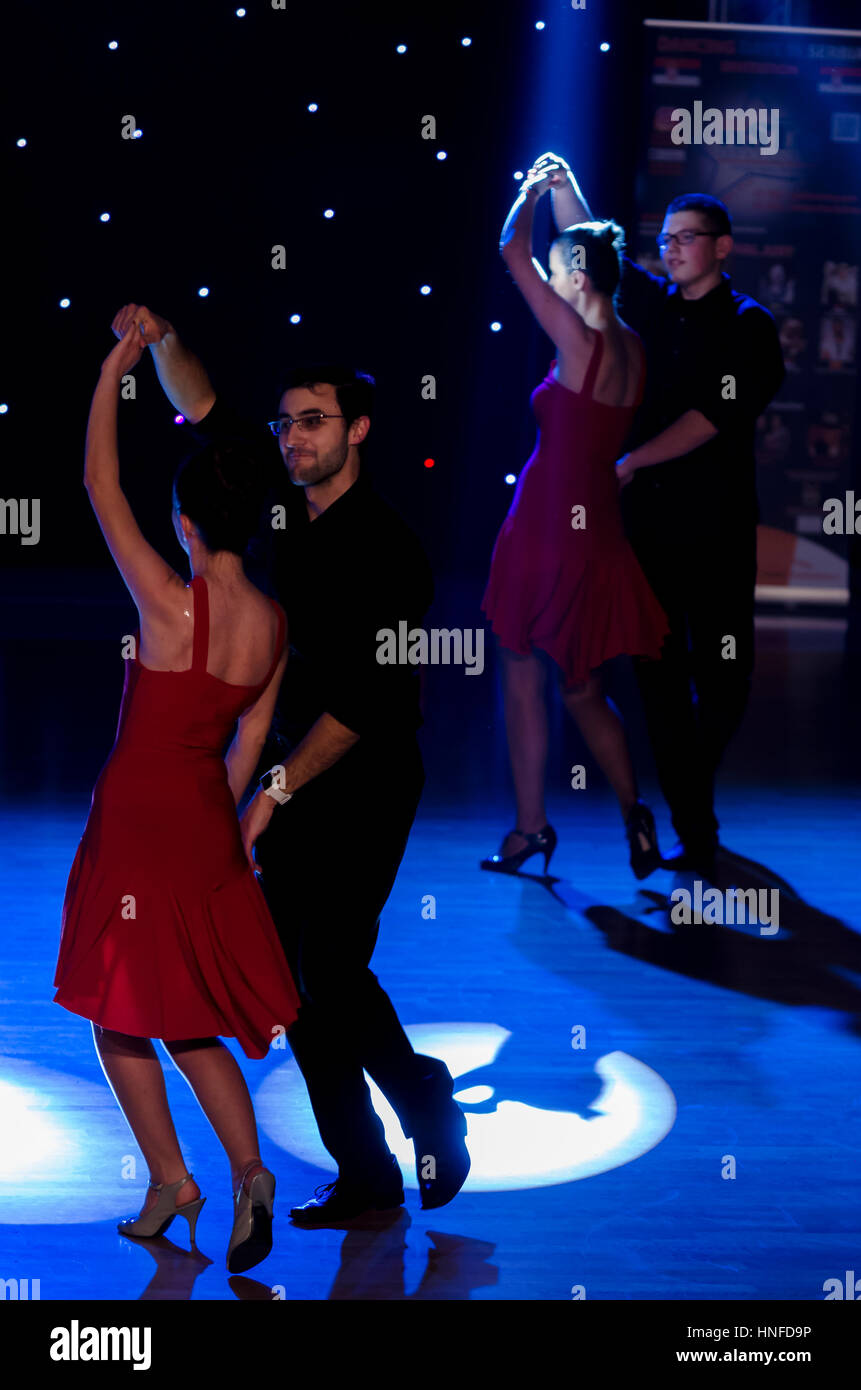 Young couple ballroom hi-res stock photography and images - Alamy
