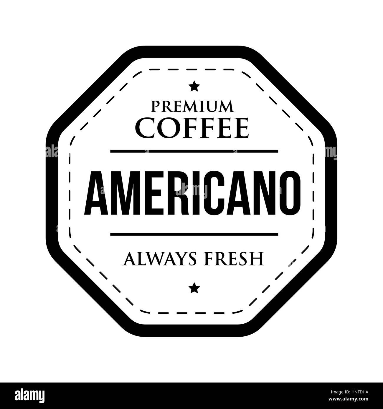 Coffee bean isolated americano Black and White Stock Photos & Images ...