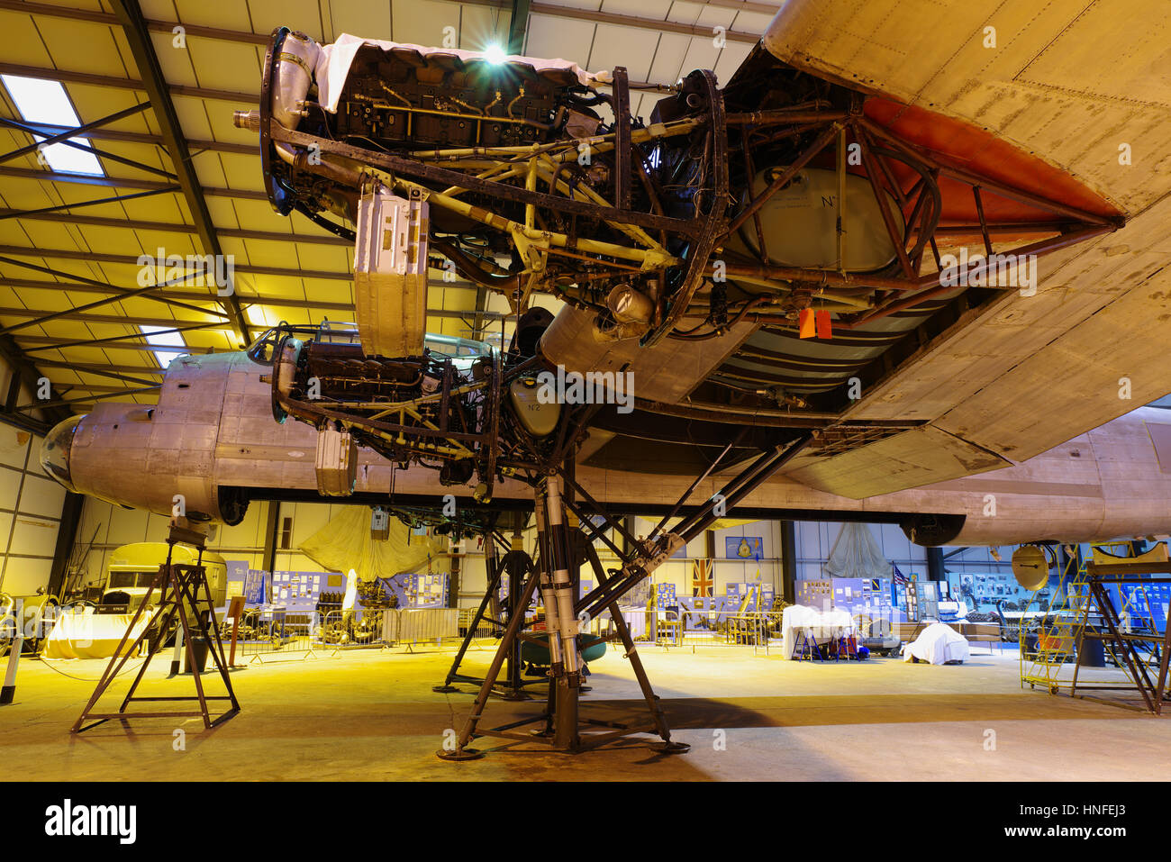Avro Lancaster B.VII, NX611, Just Jane, Surface paint removed for ...