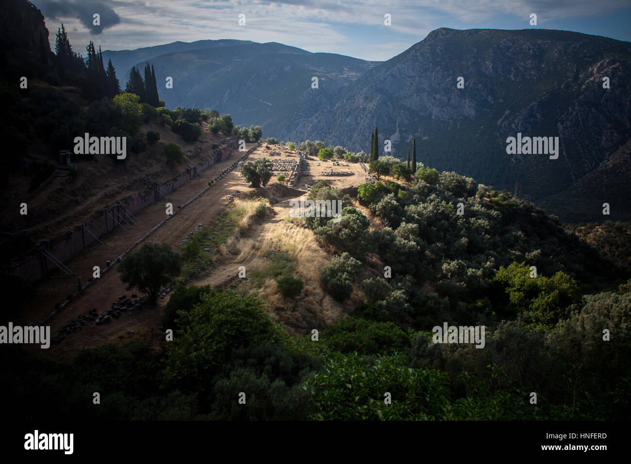 Oracle at Delphi in Ancient Greece Stock Photo - Alamy