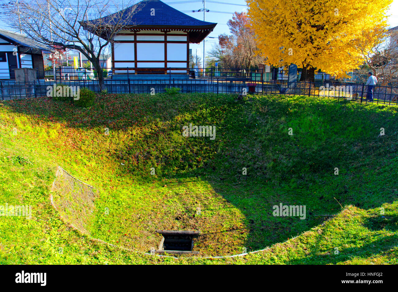 Nanamagari Ancient Maimaizu Well in Sayama city Saitama Japan Stock ...