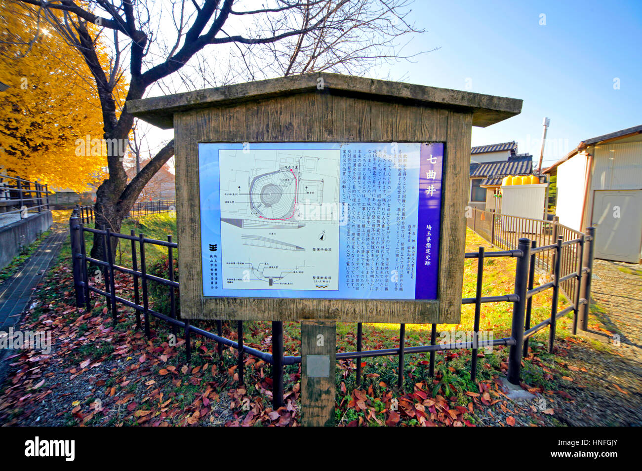 Nanamagari Ancient Maimaizu Well in Sayama city Saitama Japan Stock ...