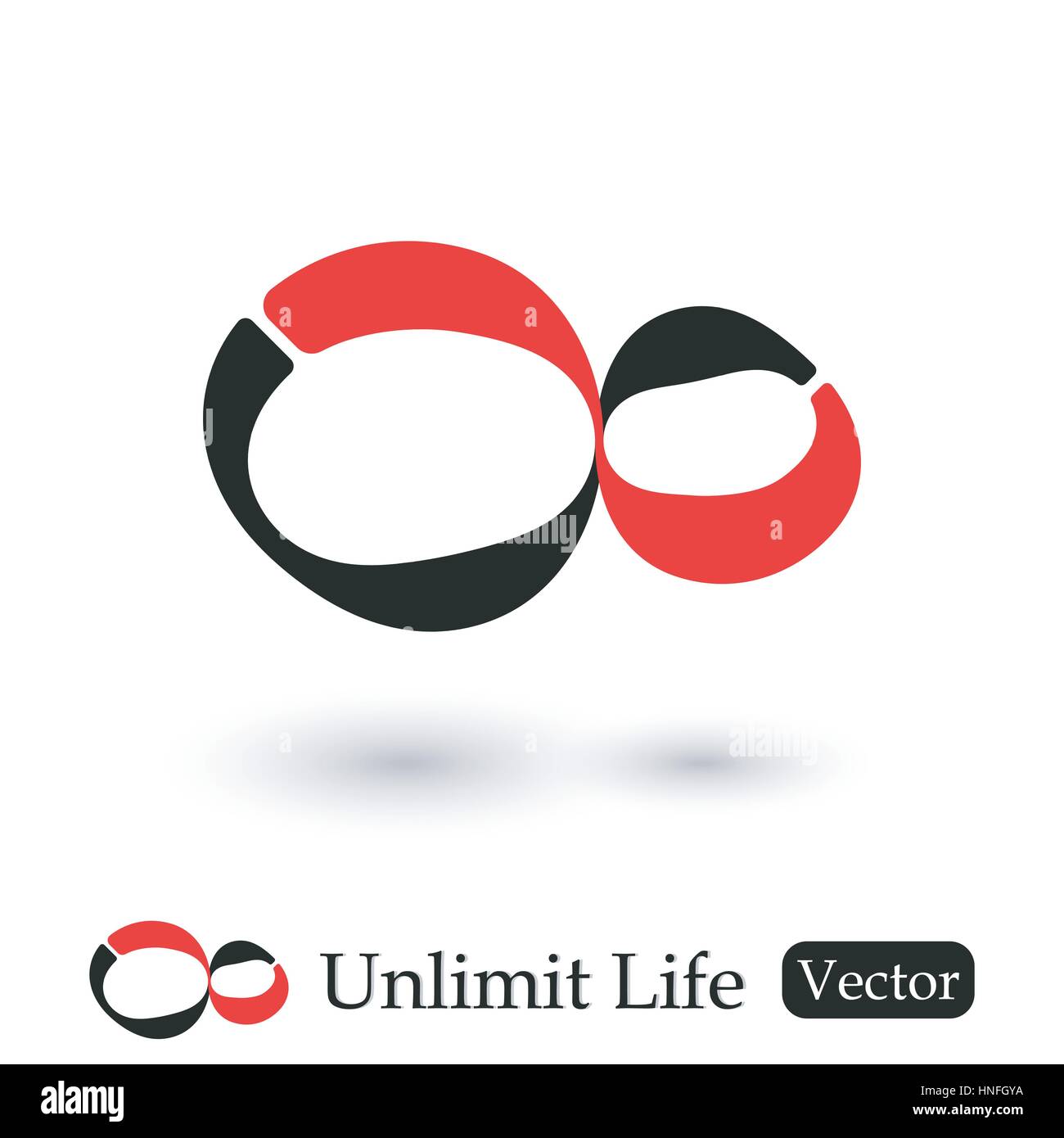 Infinity Symbol ( Unlimited life Stock Vector Image & Art - Alamy