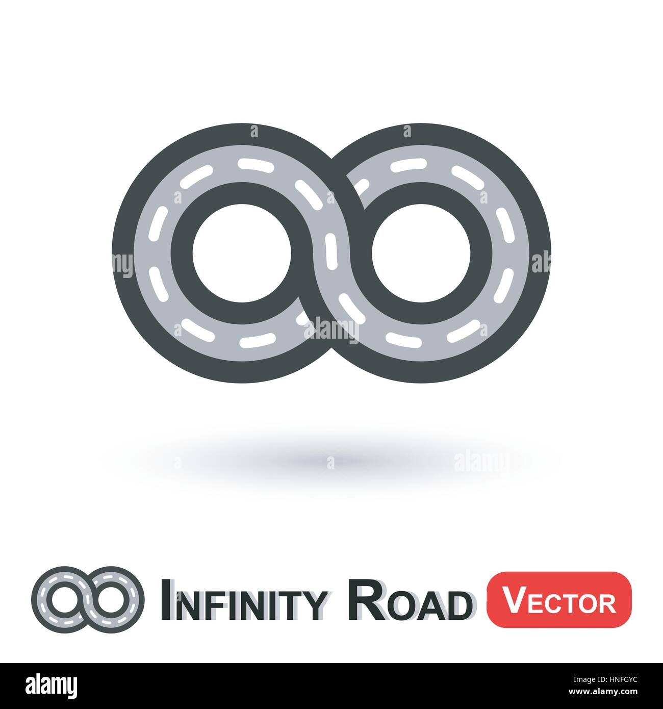 Infinity Road ( infinite travel Stock Vector Image & Art - Alamy