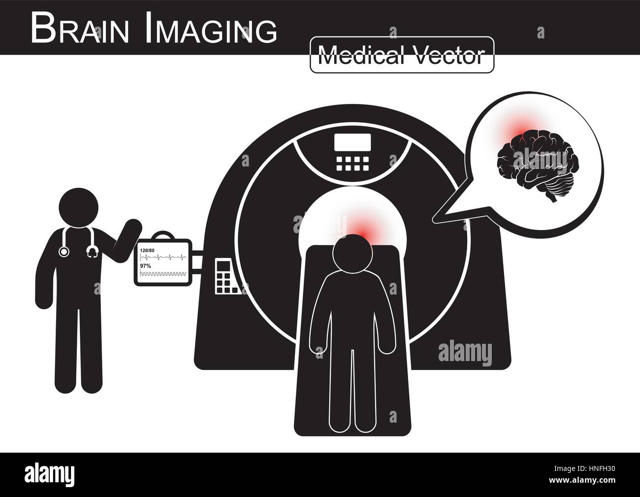 Mri investigation Stock Vector Images - Alamy