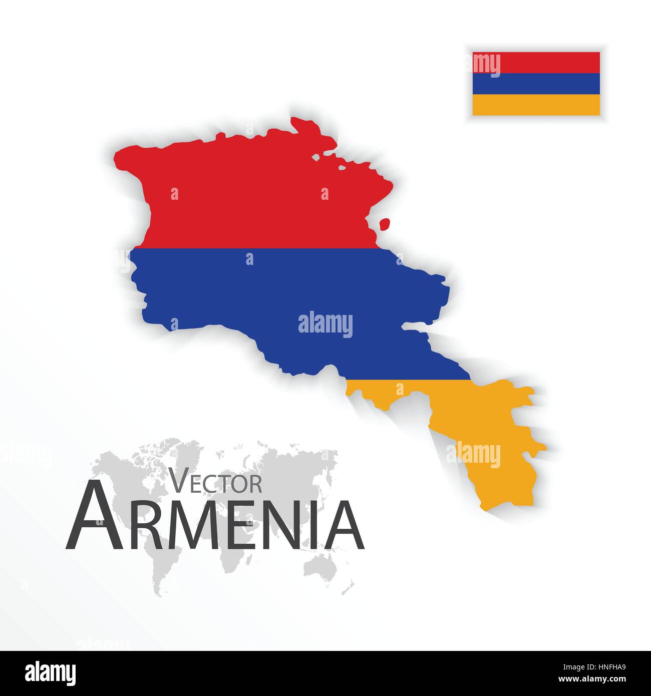 Armenia ( Republic of Armenia ) ( flag and map ) ( transportation and ...