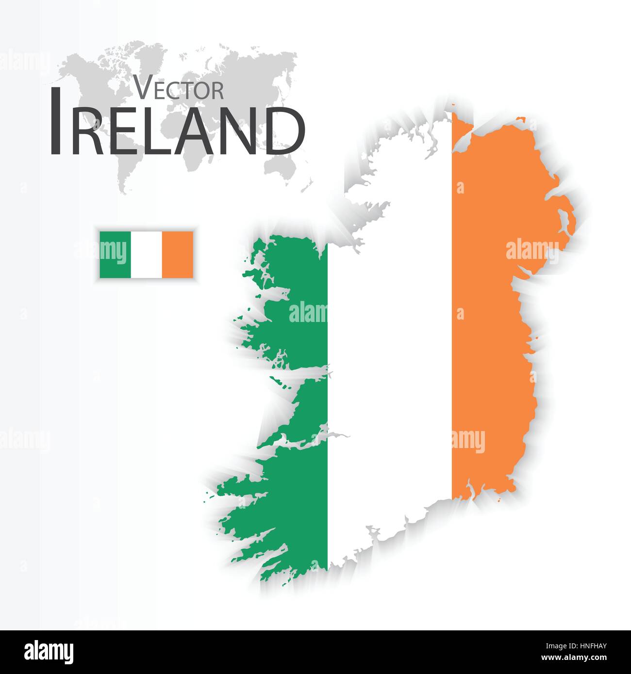 Ireland flag hi-res stock photography and images - Alamy