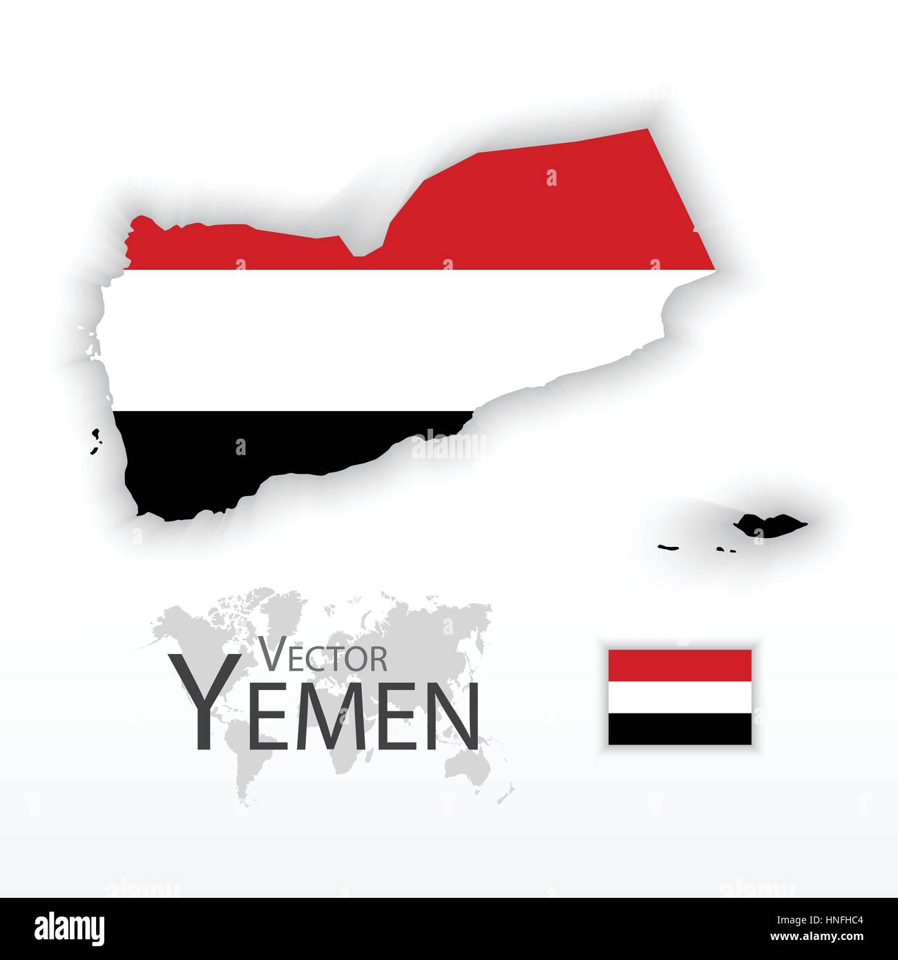 Yemen flag Stock Vector Images - Alamy