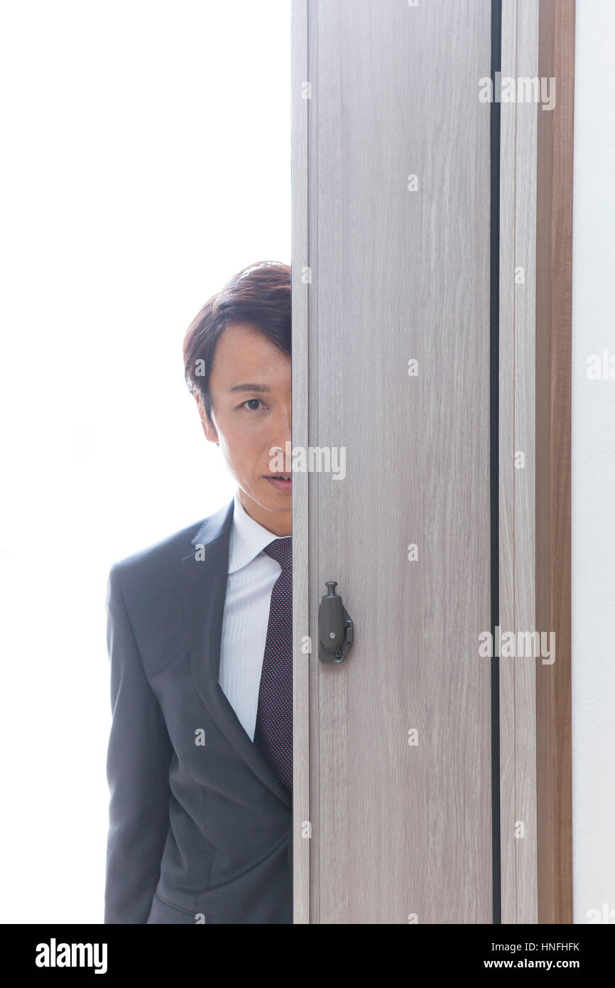 A man stalking Stock Photo - Alamy