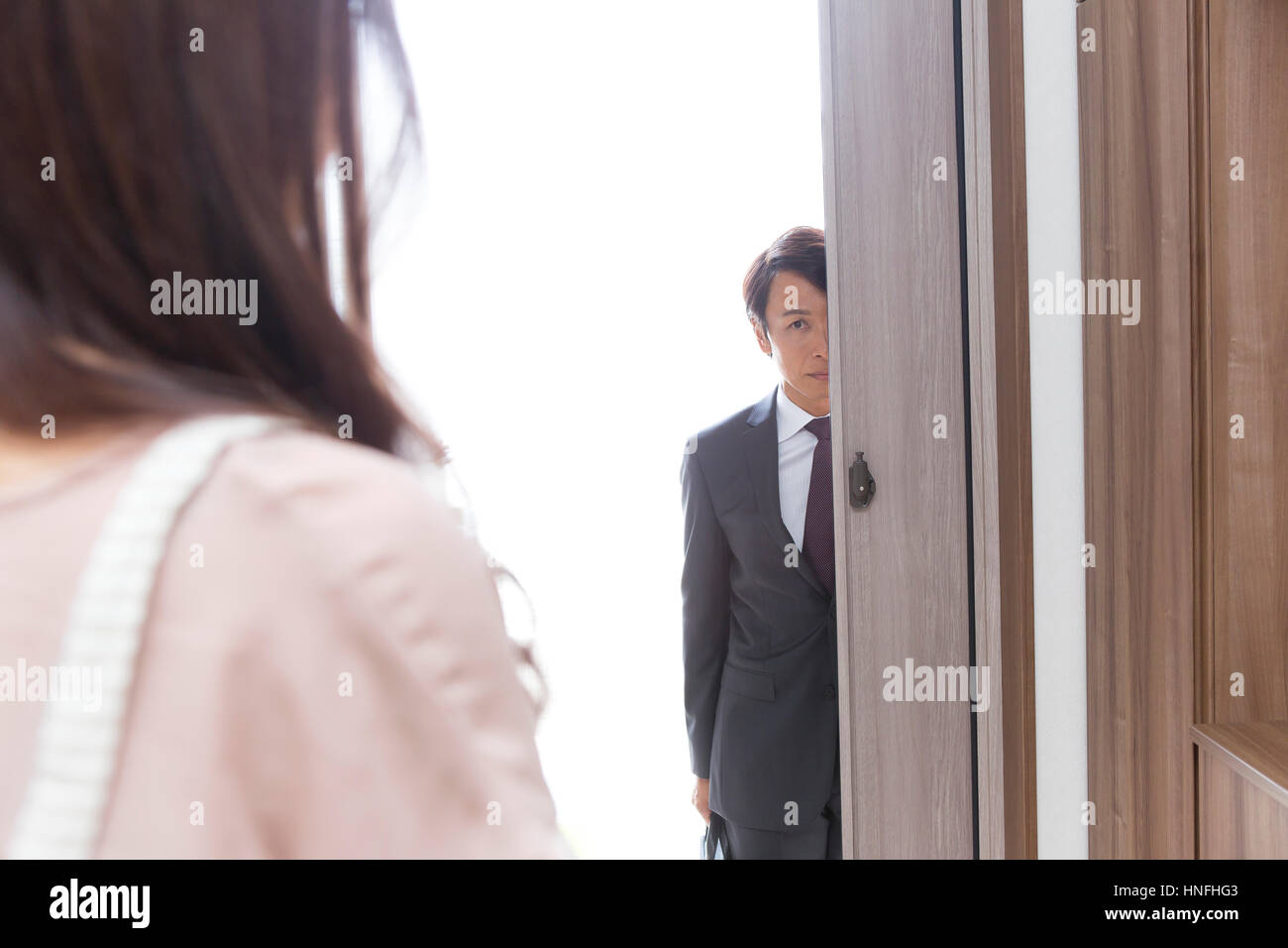 Woman stalking hi-res stock photography and images - Alamy