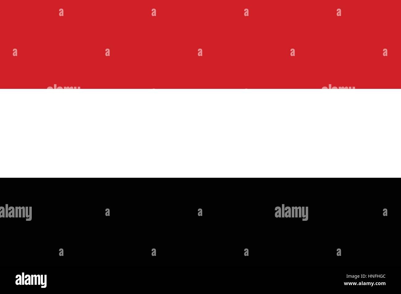 Official vector flag of Yemen . Republic of Yemen Stock Vector Image ...