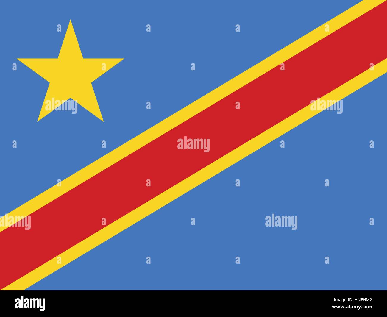 Official vector flag of Democratic Republic of the Congo . ( DR congo ...