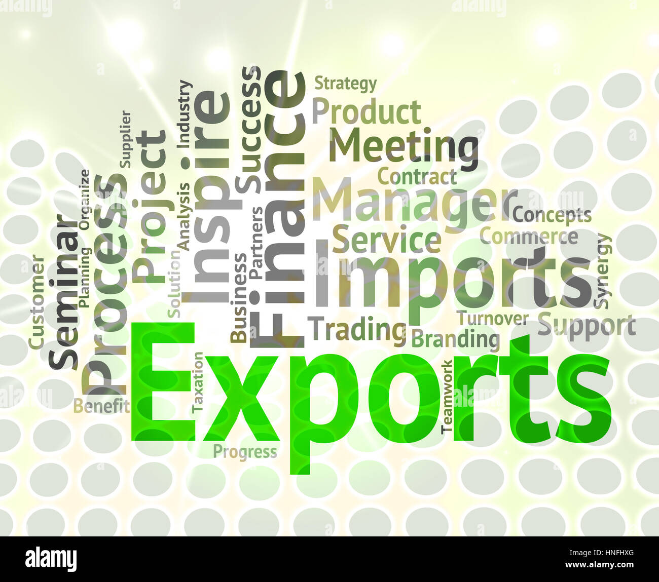 Exports word hi-res stock photography and images - Alamy