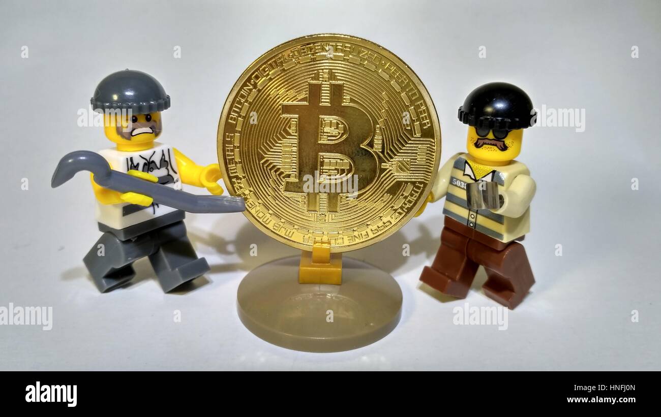 Hackers Steal Bitcoins (money robbery Stock Photo - Alamy