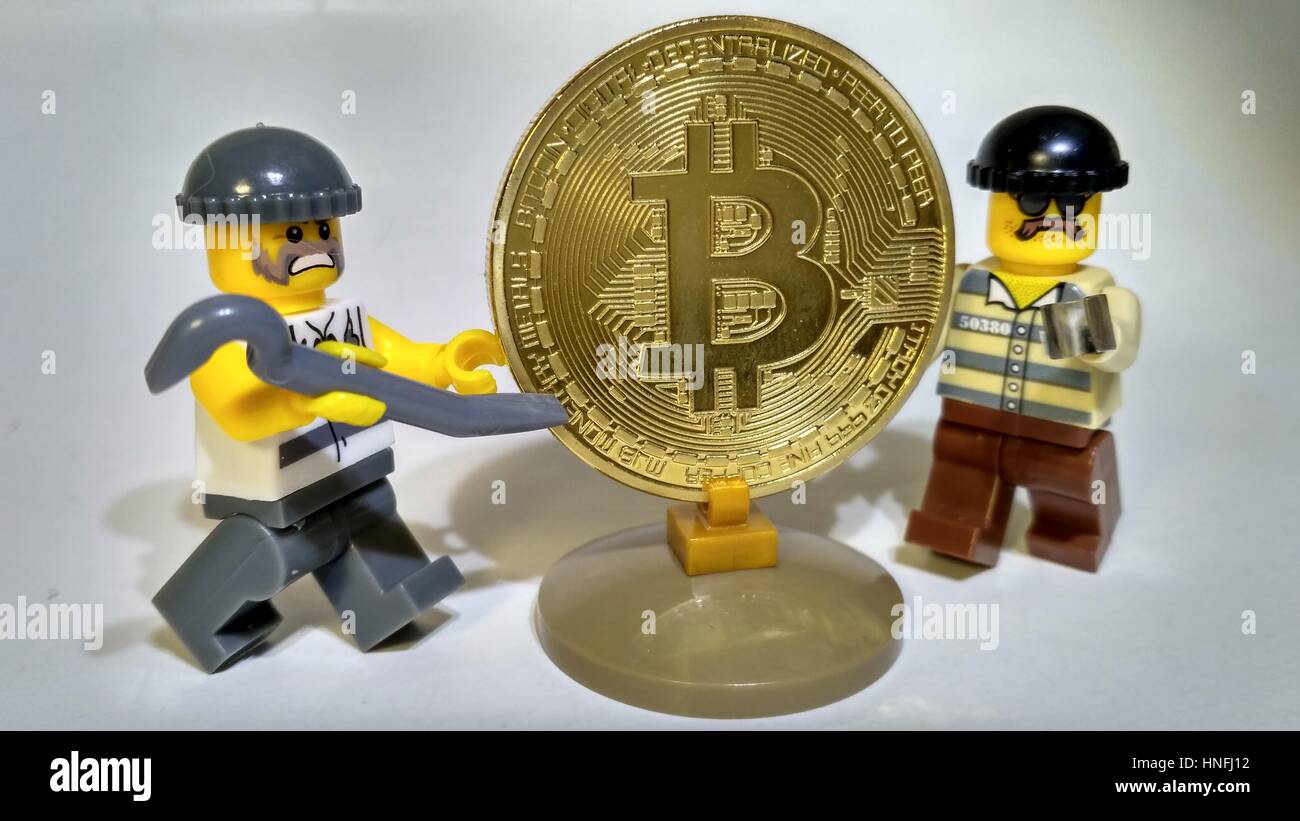 Hackers Steal Bitcoins (money robbery Stock Photo - Alamy