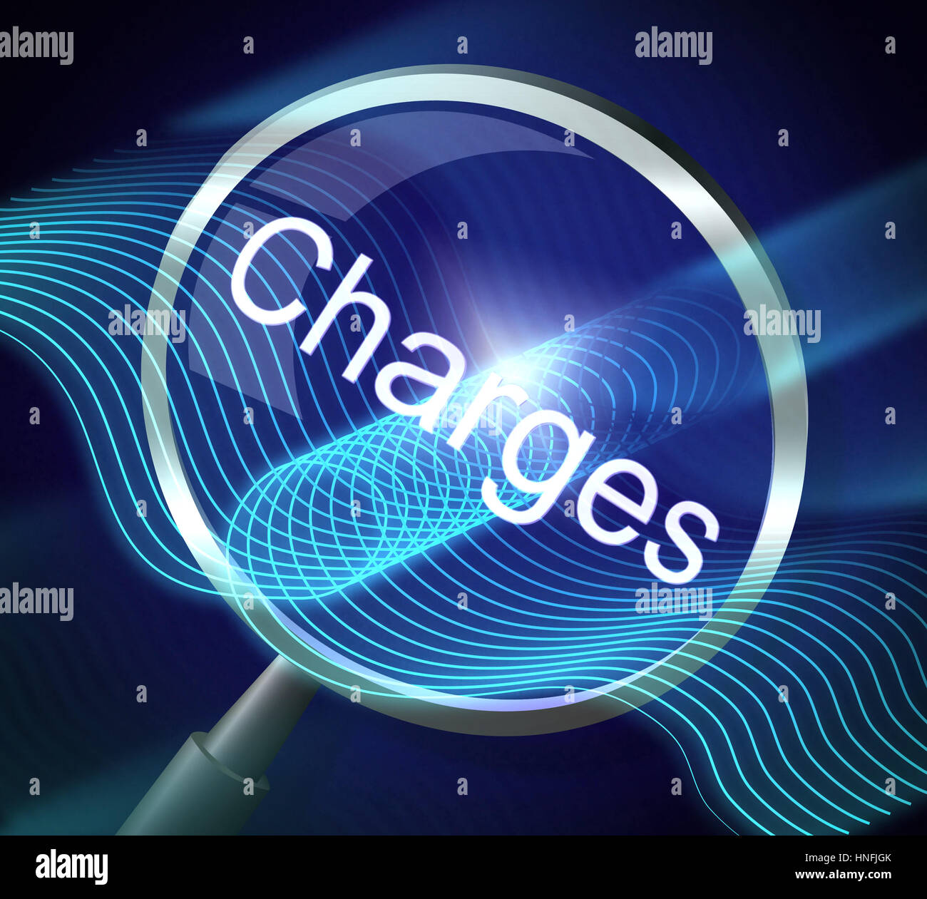 Charges Magnifier Meaning Magnification Tariff And Searching 3d ...